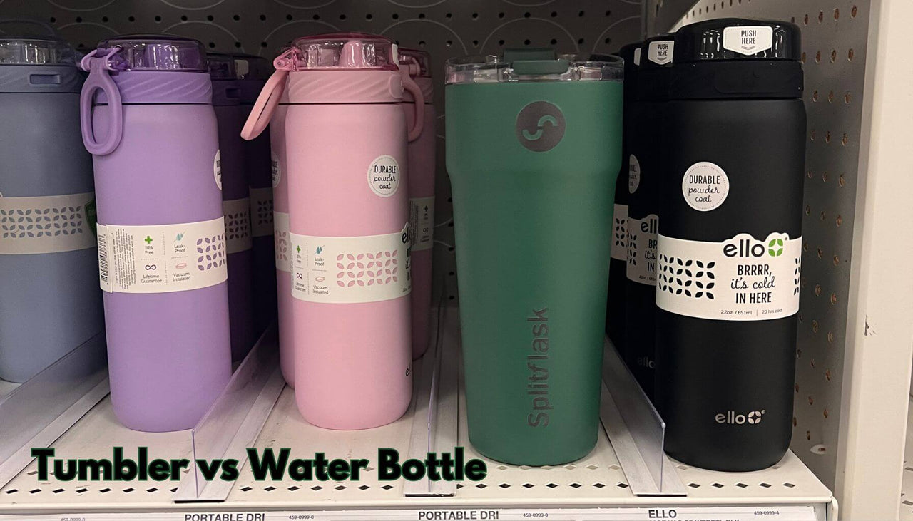 Tumbler vs Water Bottle Comparison | Which One is Best? – Splitflask: 2 ...