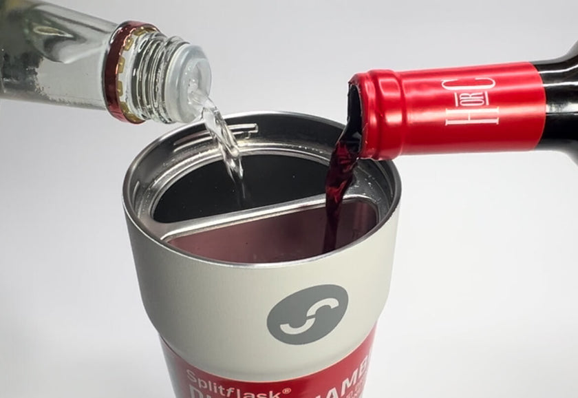 Splitflask Insulates Tumbler: Two-Sided Design With Straw – Splitflask ...