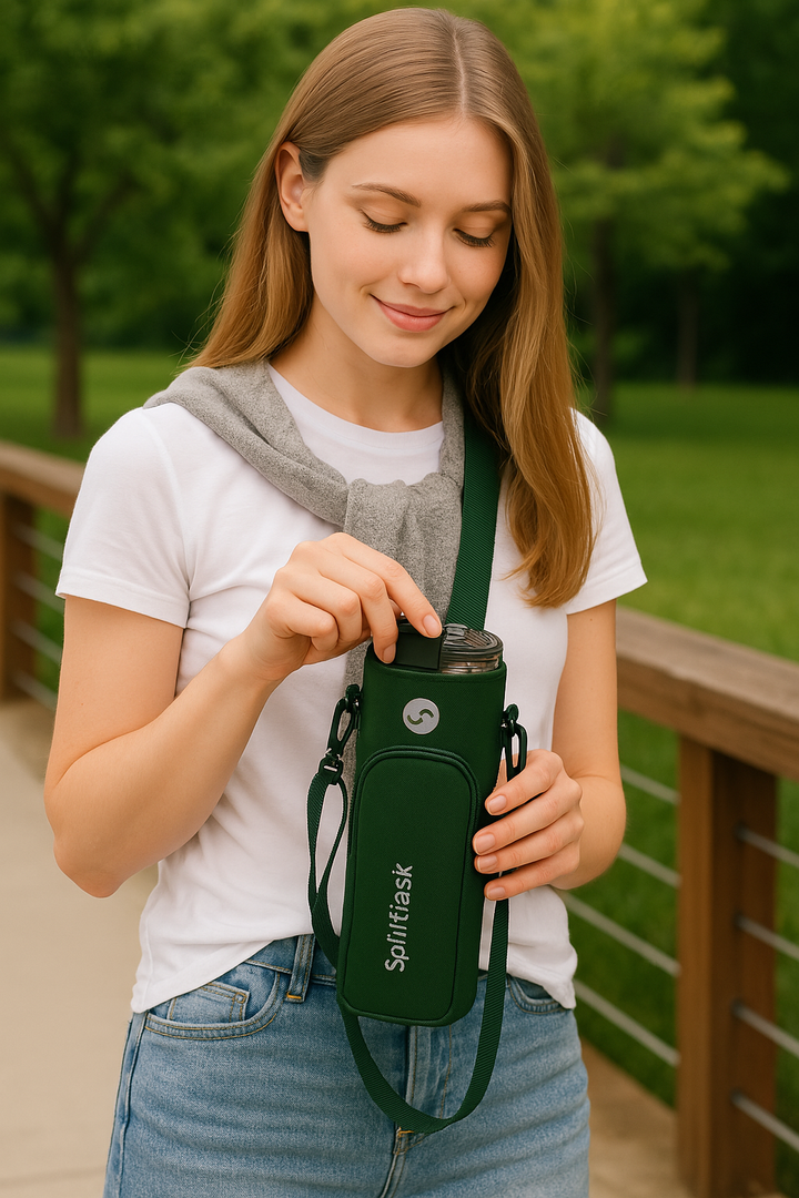 Splitflask Dual Chamber Vacuum Insulate Travel Mugs For Coffee & Water ...