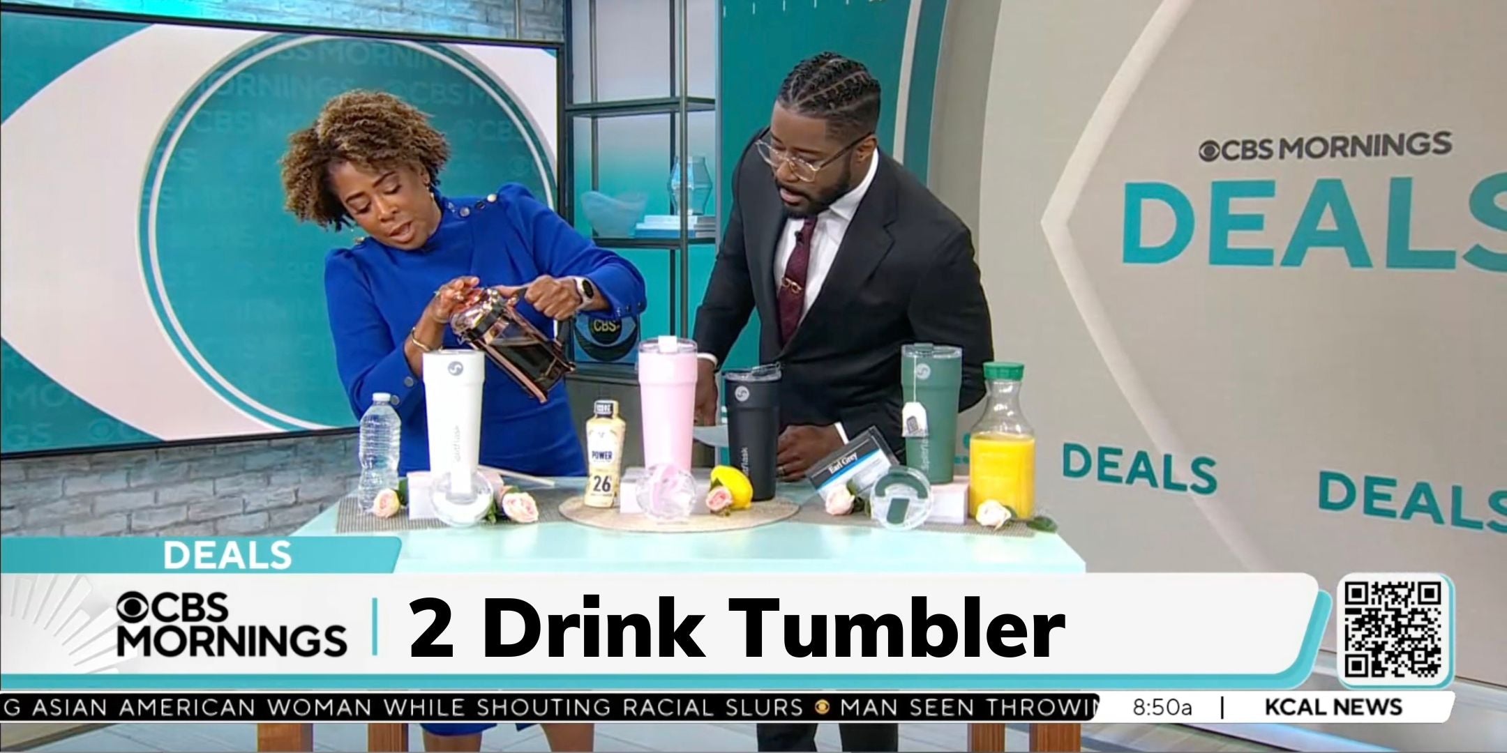 Dual-chamber 30oz Stainless Steel Tumbler / Insulated Water bottle