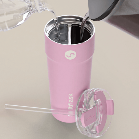 Dual-chamber 30oz Stainless Steel Tumbler / Insulated Water bottle