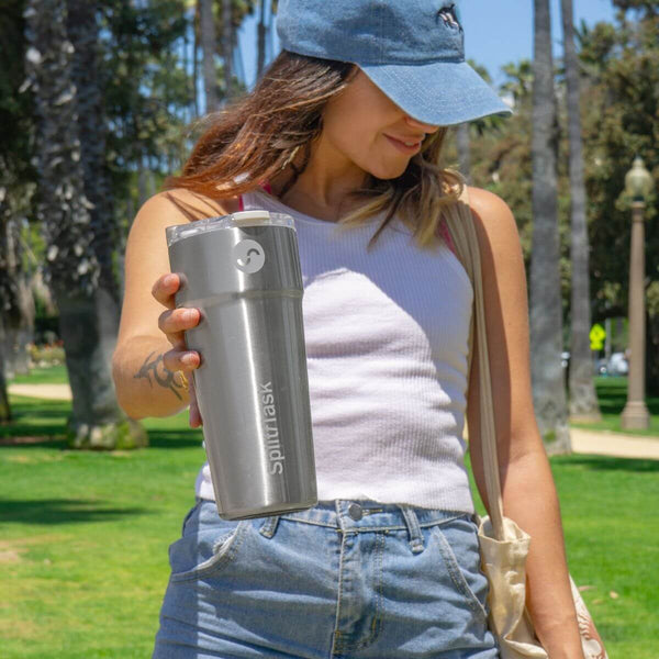 Splitflask Dual Chamber Vacuum Insulate Travel Mugs For Coffee & Water ...