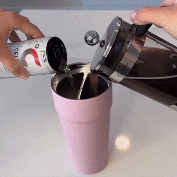 Splitflask Dual Chamber Vacuum Insulate Travel Mugs For Coffee & Water ...