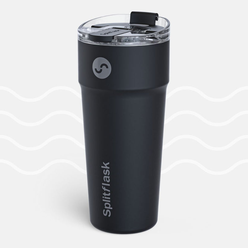 Splitflask® - Dual-chamber Vacuum Insulated Tumbler & Water Bottle Mug