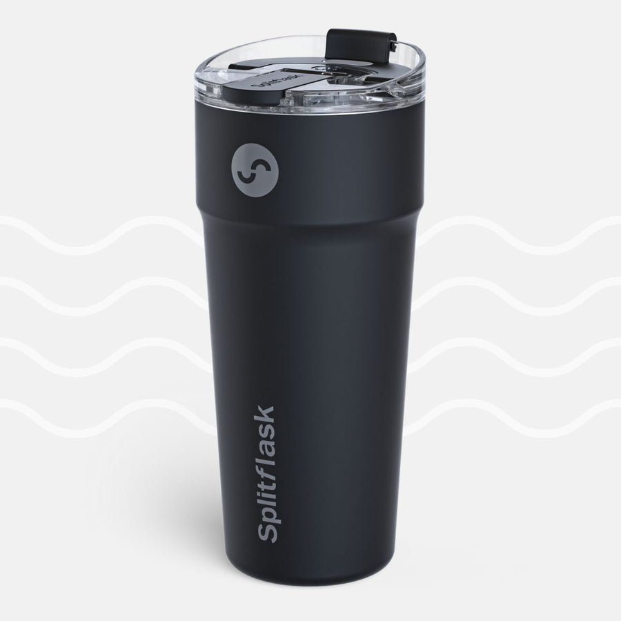 Splitflask® - Dual-chamber Vacuum Insulated Tumbler & Water Bottle Mug