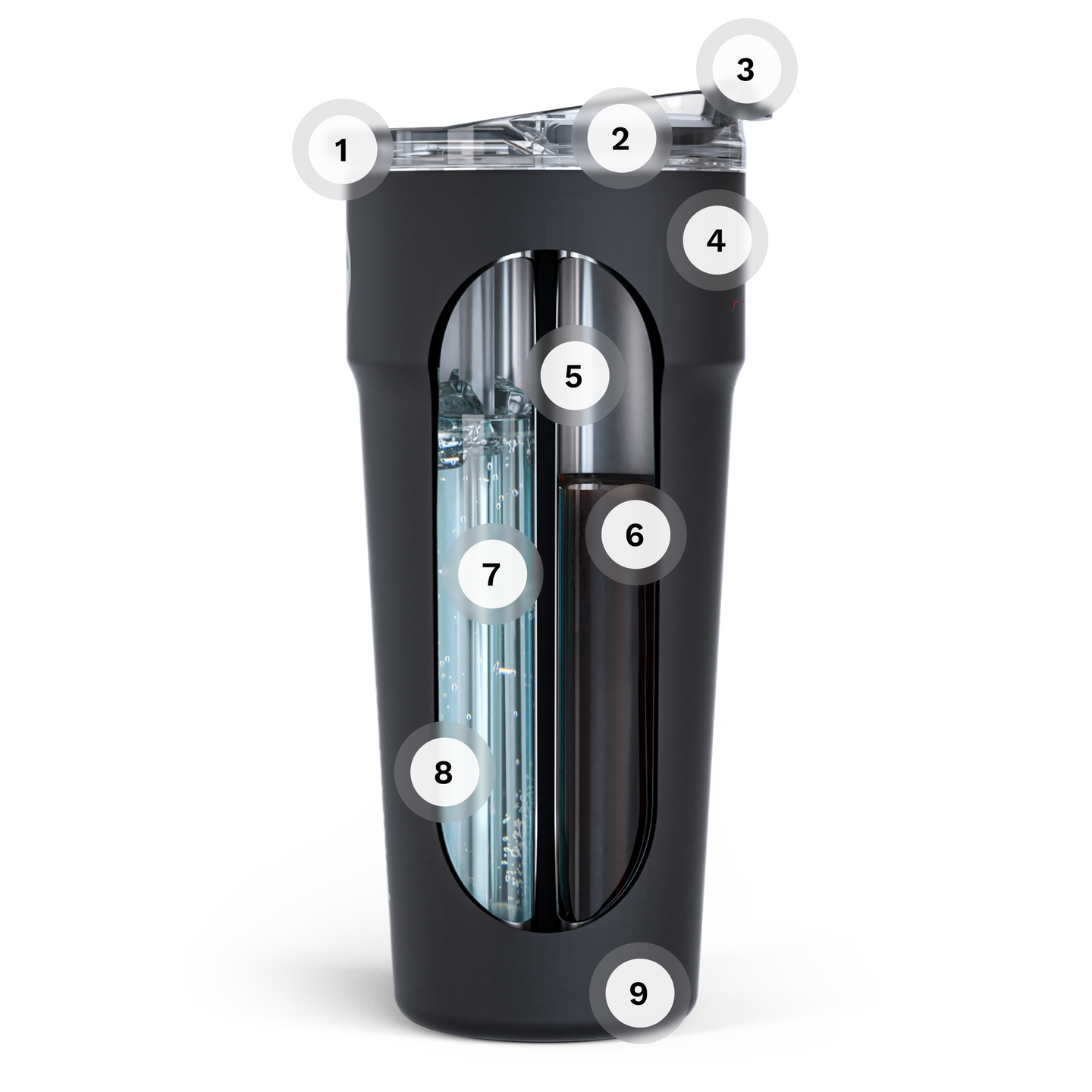 Splitflask Dual Chamber Vacuum Insulate Travel Mugs For Coffee & Water ...